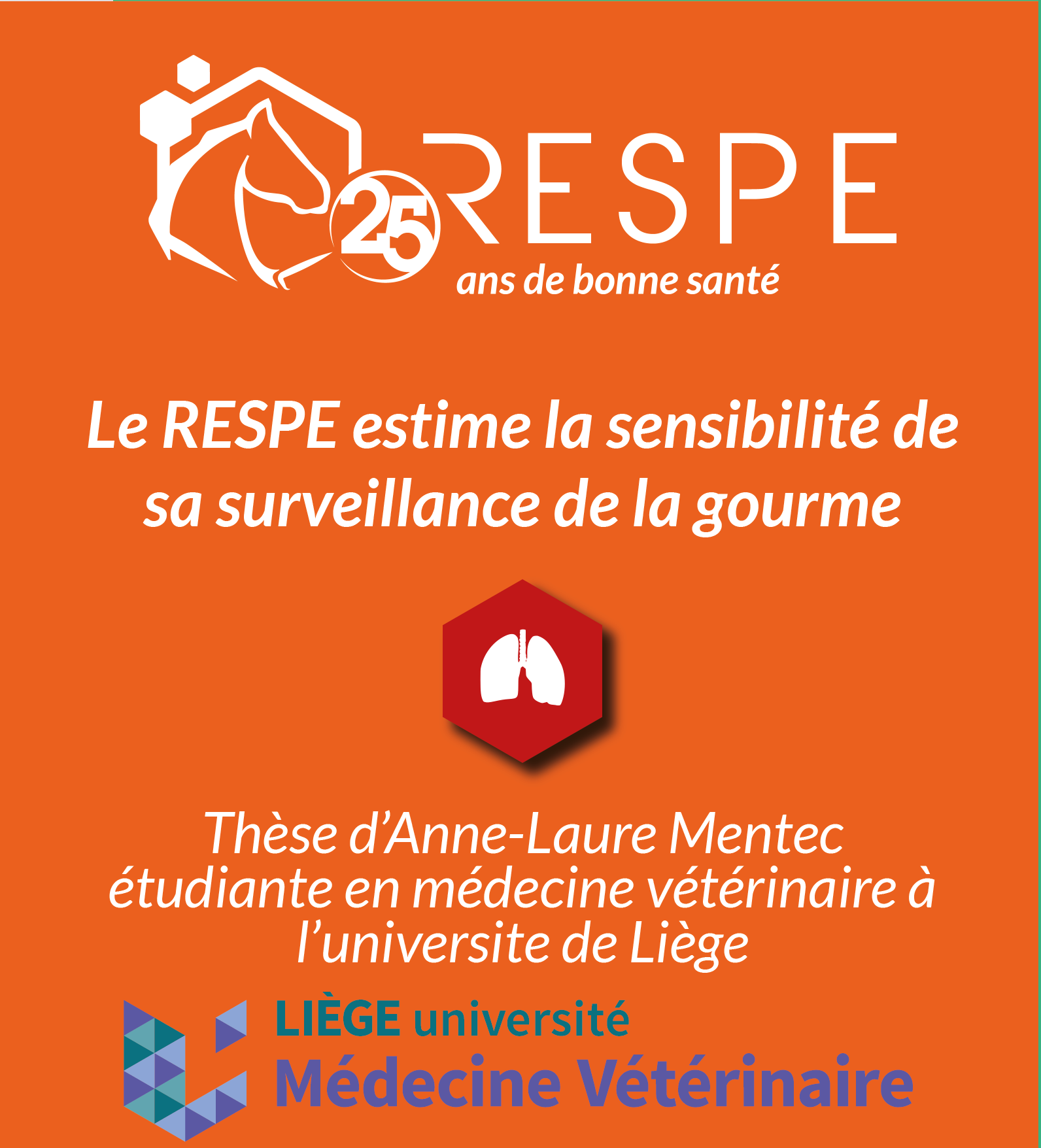 Le RESPE estime la sensibilité de sa surveillance de la gourme - RESPE